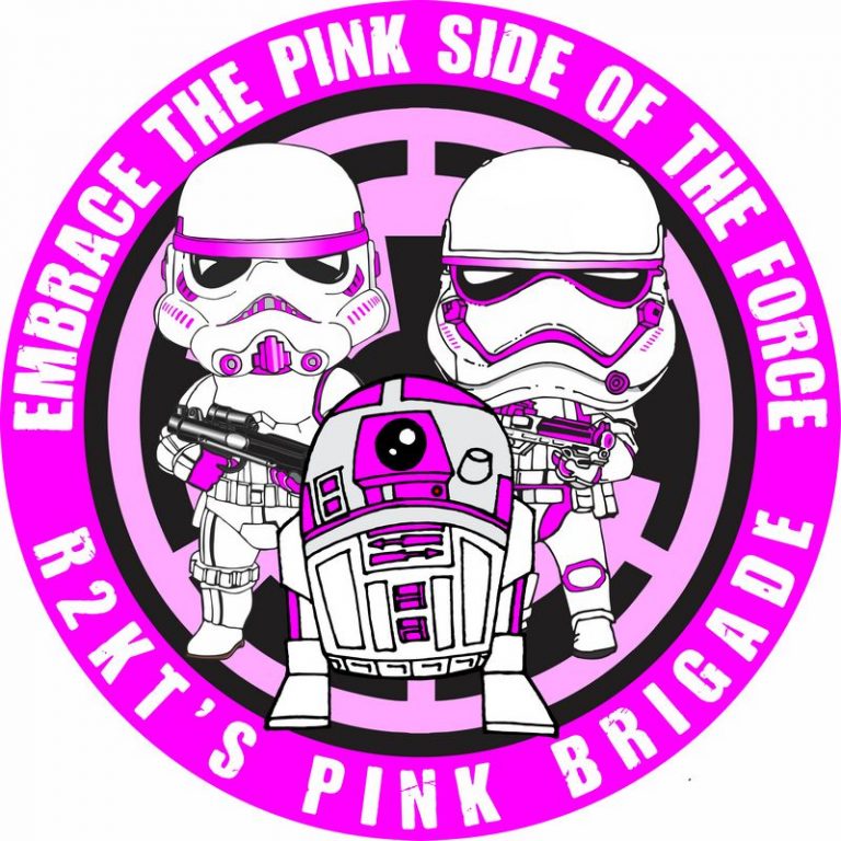 R2-KT Patch - Pink Brigade - Pink Side of the Force – Mintinbox