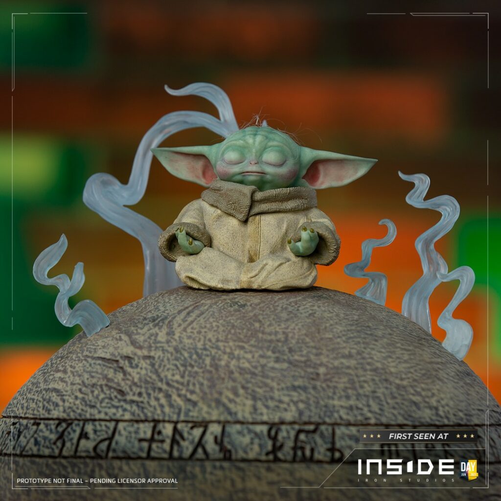 Iron studios : Grogu en pleine méditation – Mintinbox