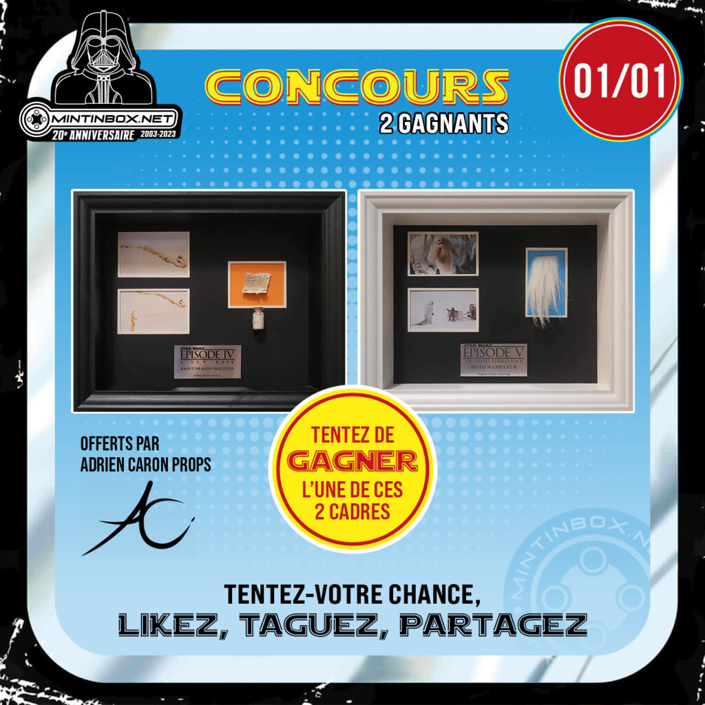 CONCOURS – Calendrier 2024 : Jour 01 : Deux cadres originaux offerts ...
